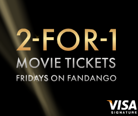 2-For-1 Fandango Tickets ($19.50 Value) With Visa - Points Miles & Martinis