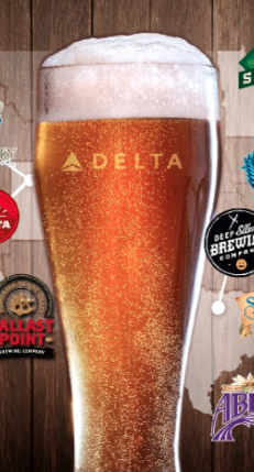 Delta Offers Over 30 Craft Beers - Points Miles & Martinis