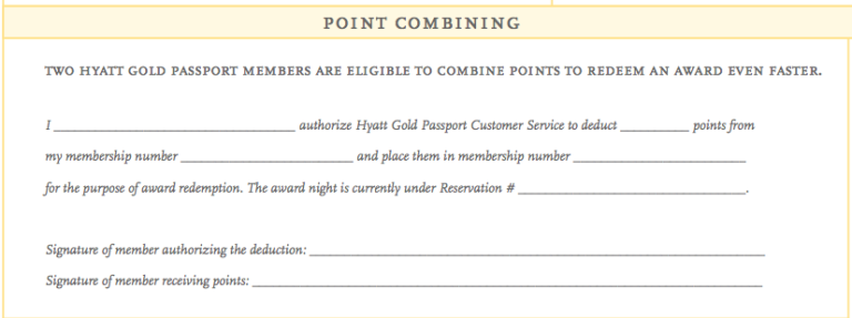 Did Hyatt Make It More Difficult To Combine Gold Passport Points ...