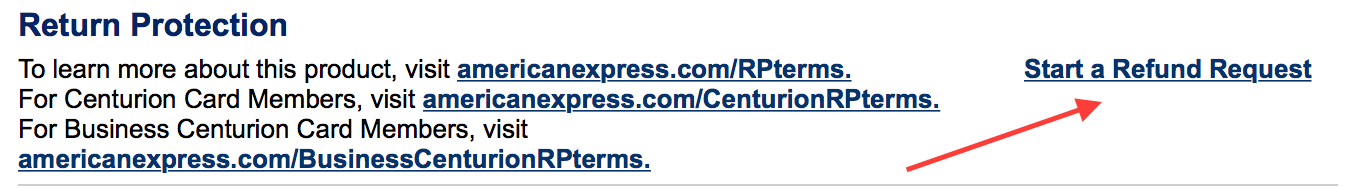 American Express Return Protection Is A Great Benefit!