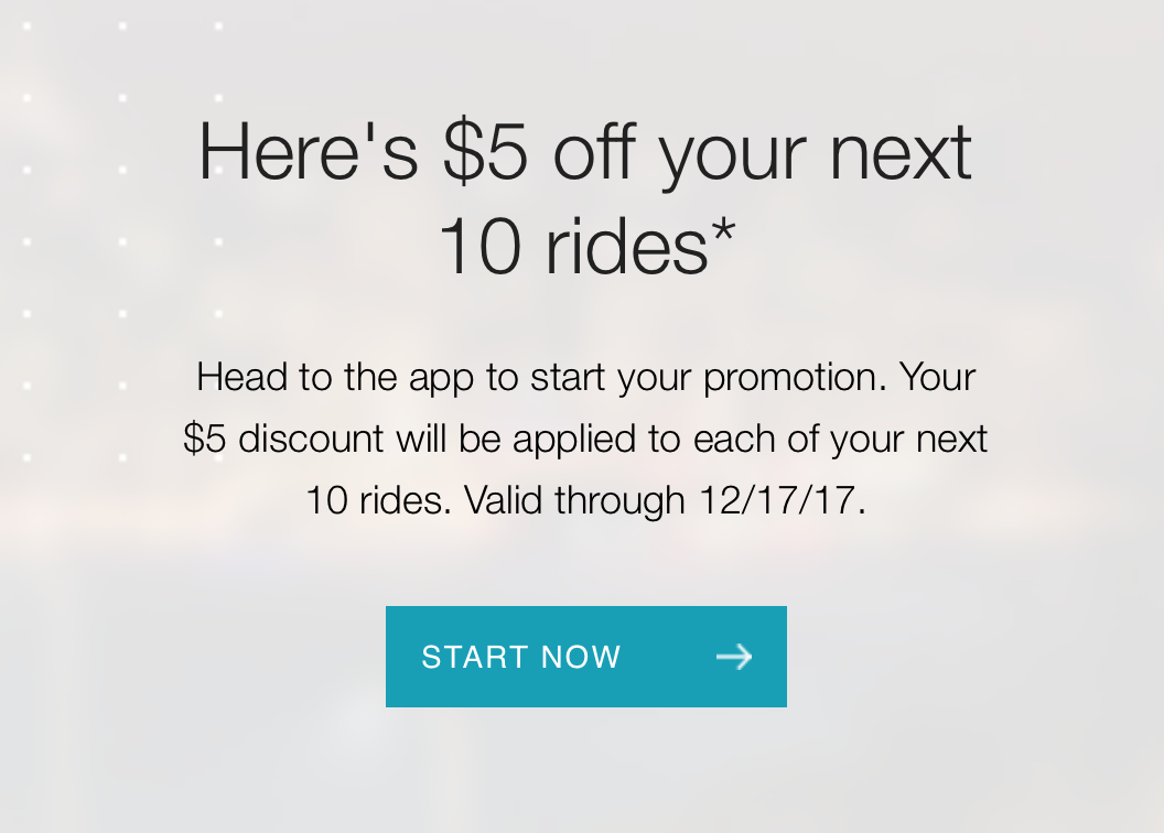 Uber $5 Off Next 10 Rides! (Targeted) - Points Miles & Martinis
