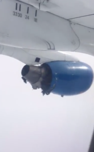 Video: So Scary, Jet Engine Falls Apart Mid-Flight - Points Miles ...