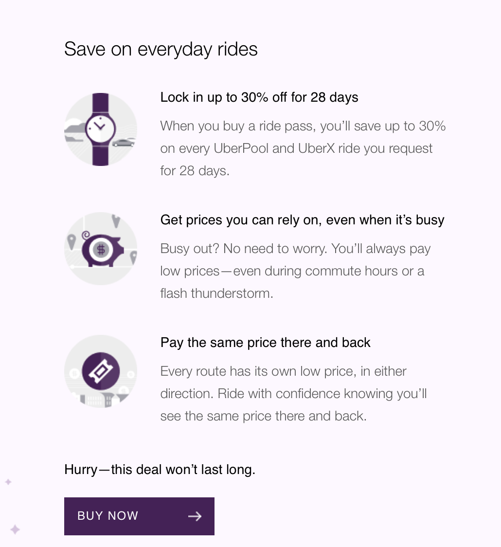 Uber Ride Pass Available - Points Miles & Martinis
