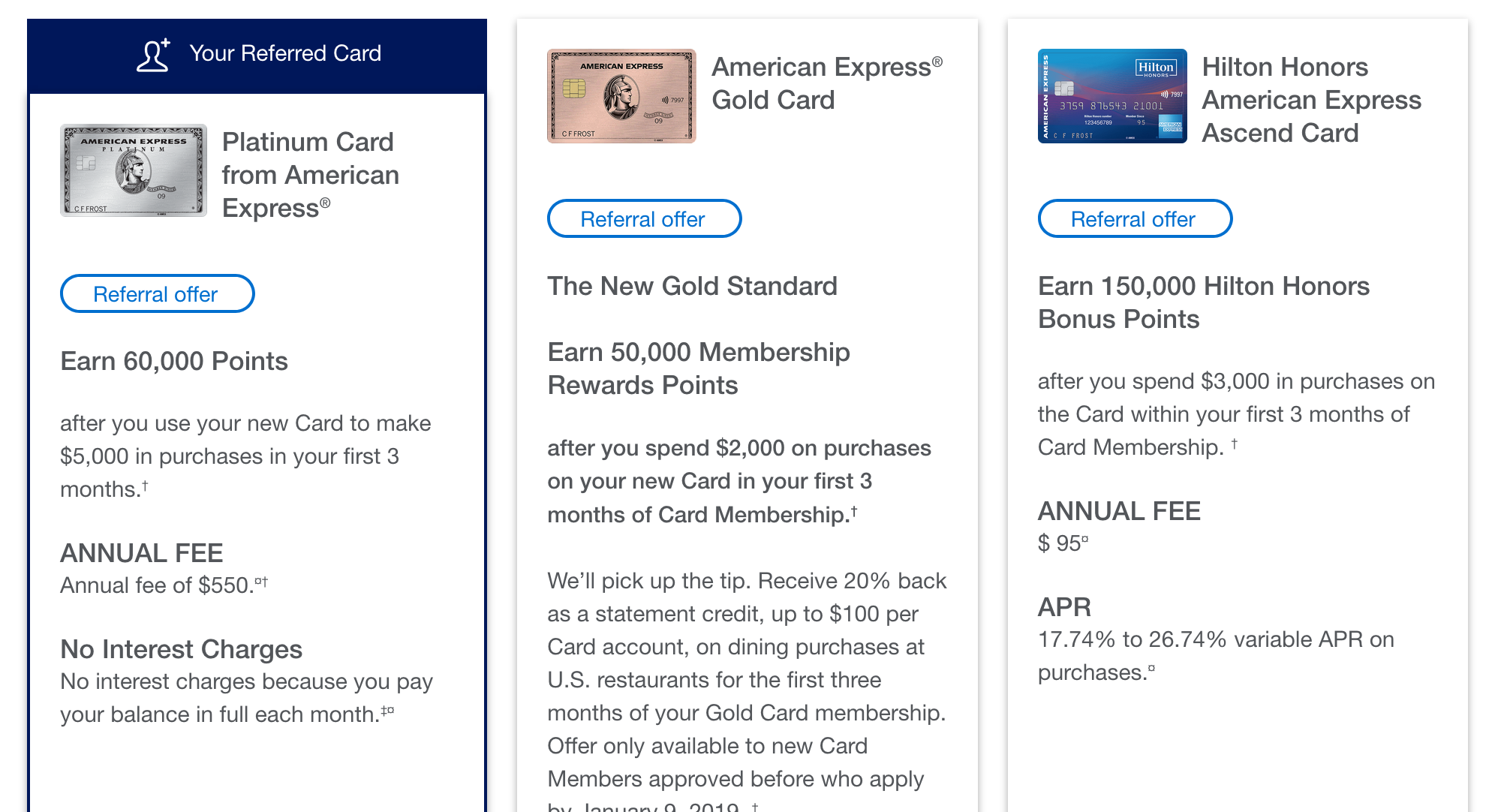 American Express Refer a Friend Enhancements - Points Miles & Martinis