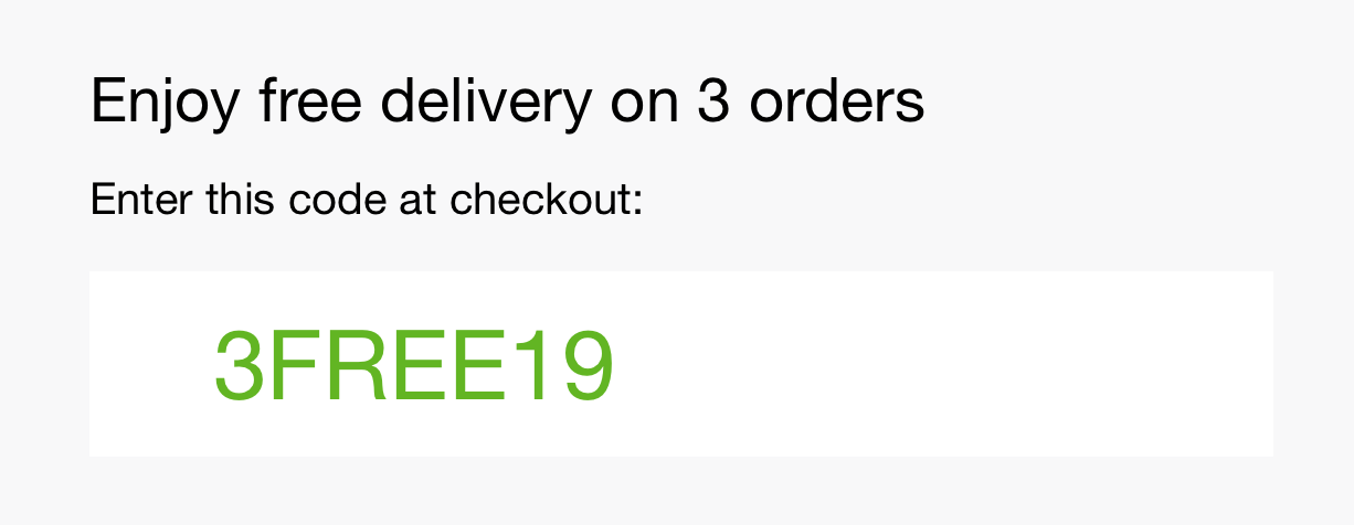 UberEats Free Delivery Next 3 Orders - Points Miles & Martinis